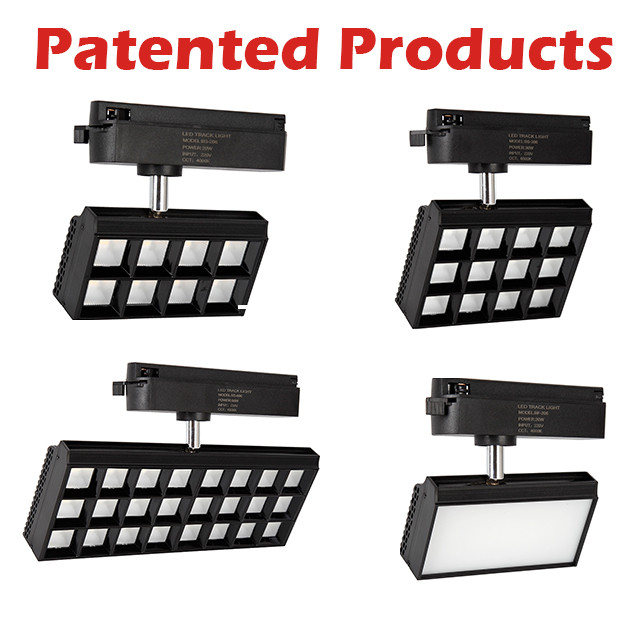 Buy Adjustable Led Track Light Square Spot Ceiling Light 20w Warm White ...