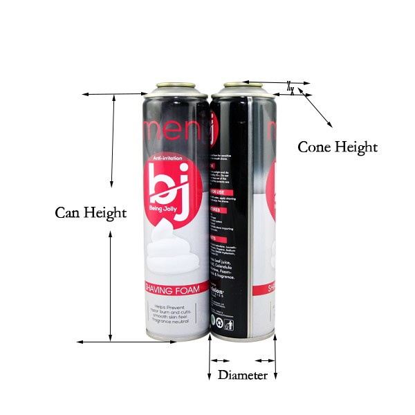Buy Aerosol Cones Aerosol Spray Cans Cone Diam 65mm Tinplate Cans ...