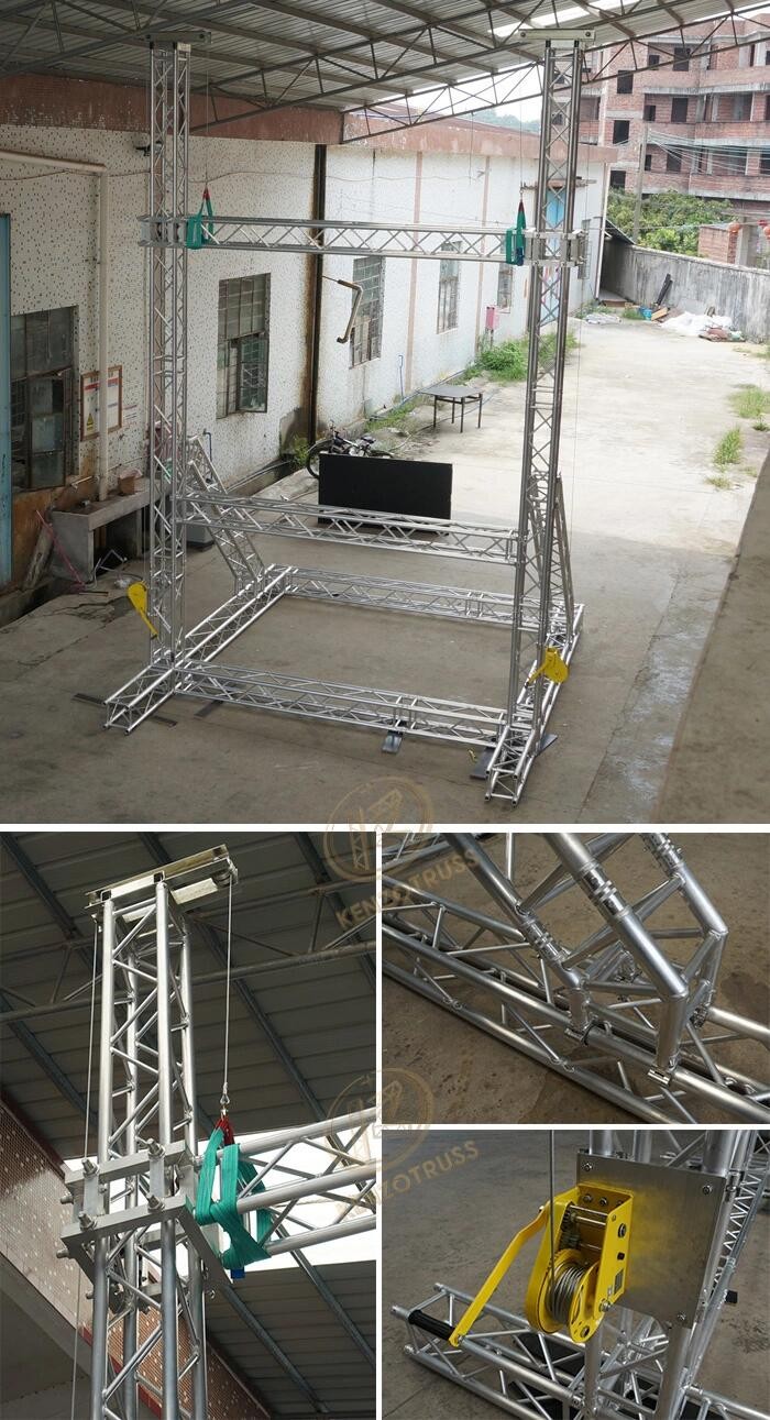 Buy Aluminum Led Video Wall Support Truss Led Screen Display Truss from ...