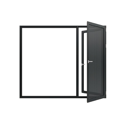 Buy Aluminum Window &screen Integrated Casement Door Ed108 from ...