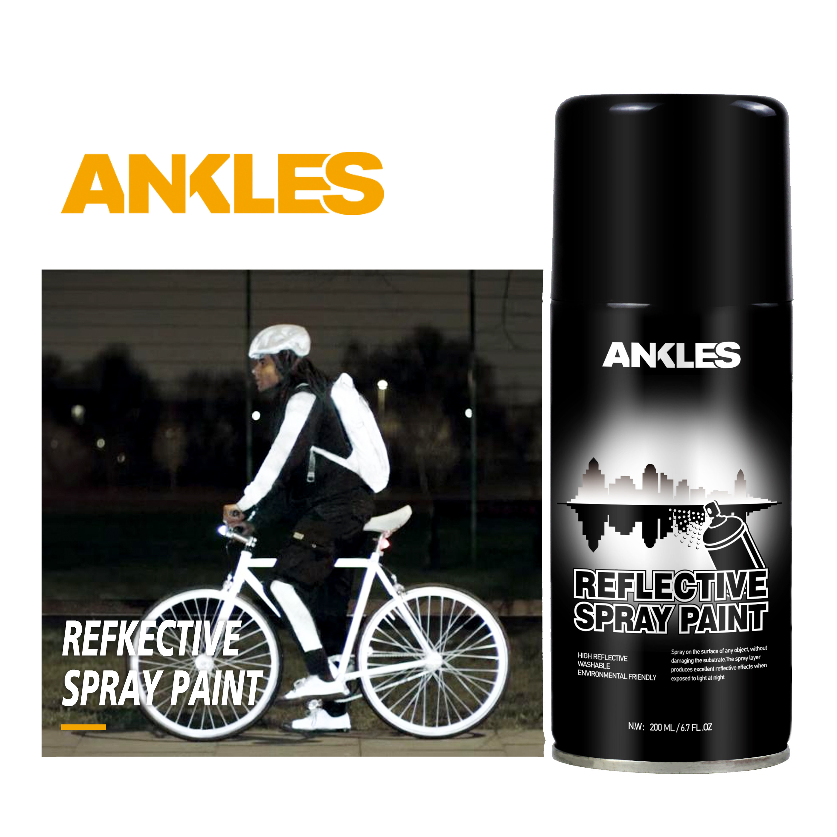 Buy Ankles Aerosol Heat Reflective Spray Paint Reflective Aerosol Spray ...