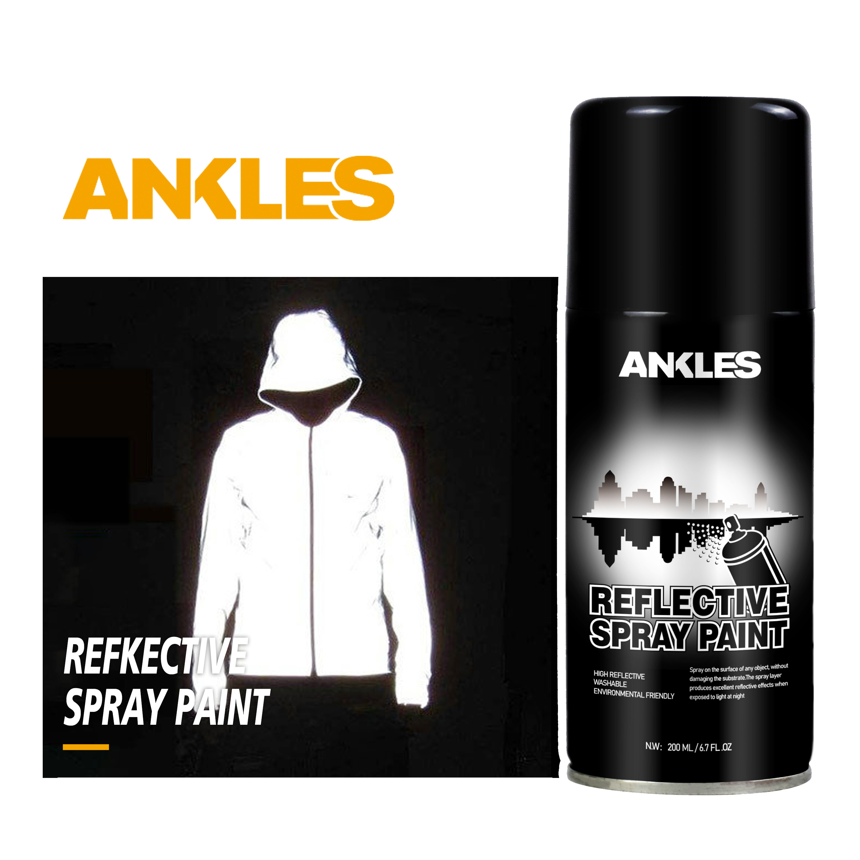 Buy Ankles Aerosol Heat Reflective Spray Paint Reflective Aerosol Spray ...