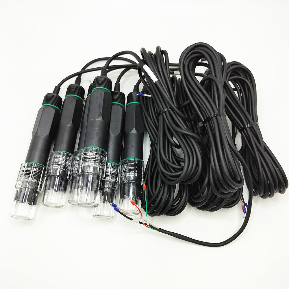 Buy Aquaculture Farming Temperature Ph Sensor Electrode Water Quality Monitoring Probe From