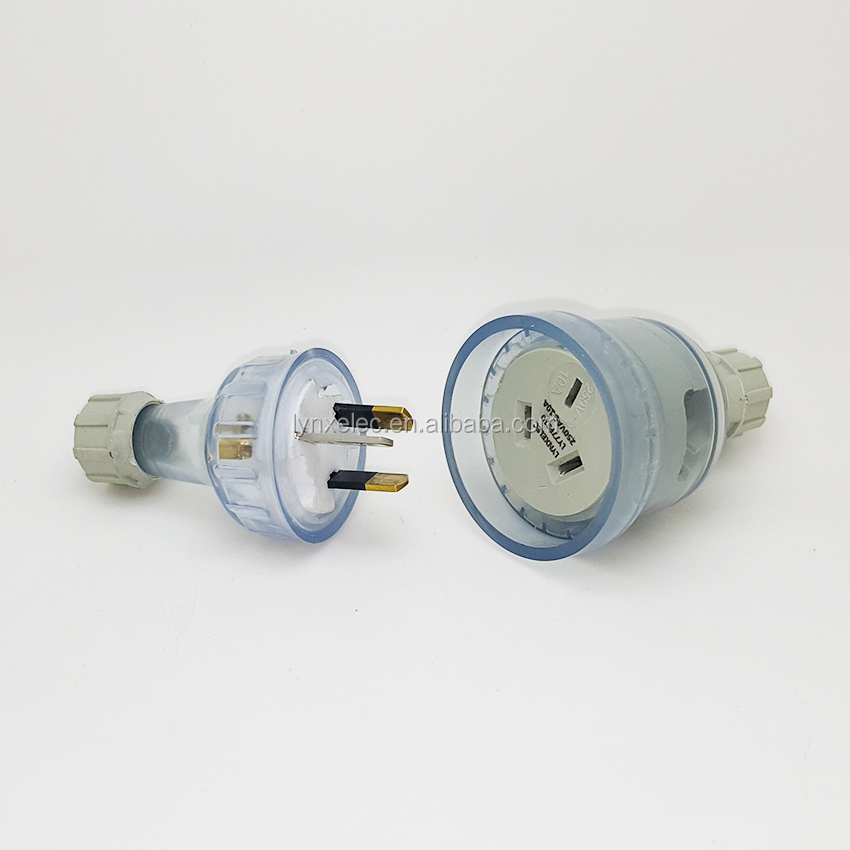 Buy Australia Female Flexible Plug Rewireable Plug Back Entry Plug 250v ...