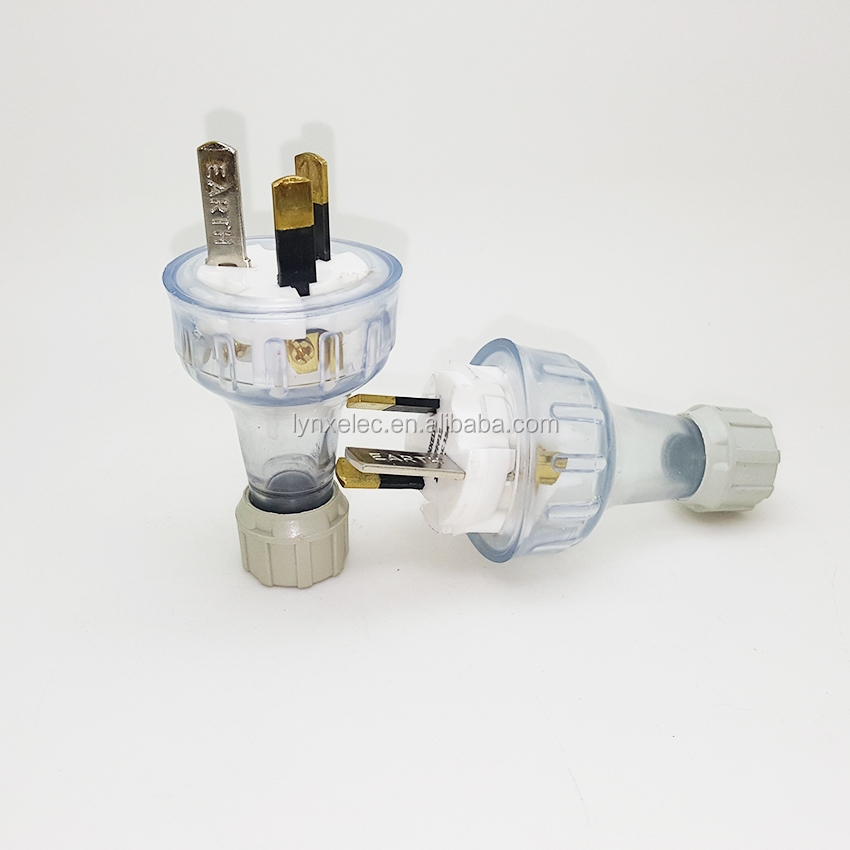 Buy Australia Female Flexible Plug Rewireable Plug Back Entry Plug 250v ...