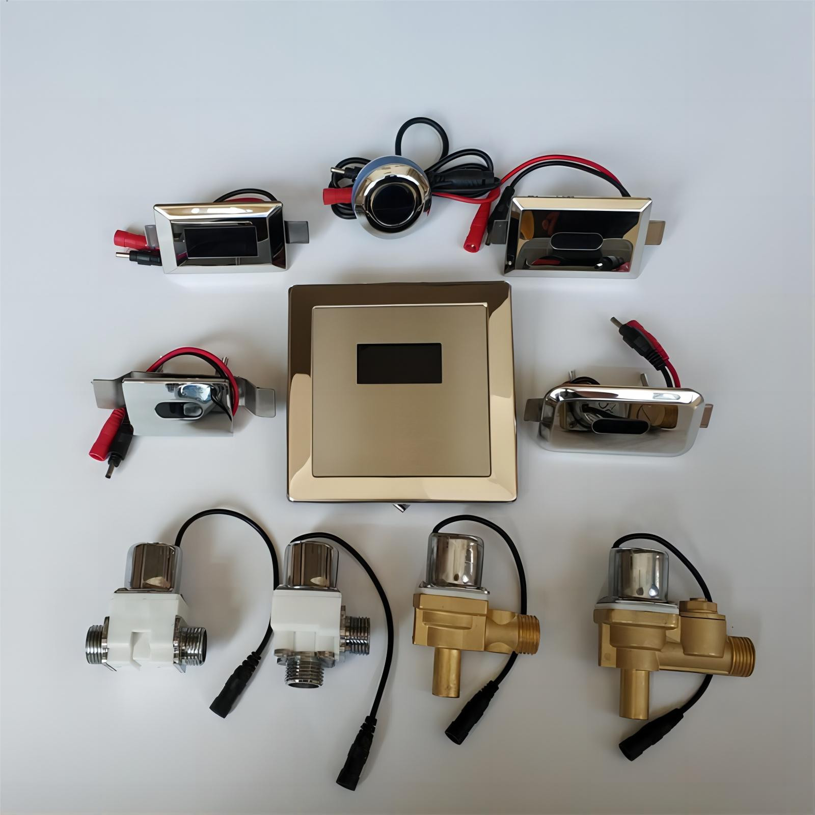 Buy Automatic Concealed Sensor Sanitary Ware Urinal Flush Valve Brass ...