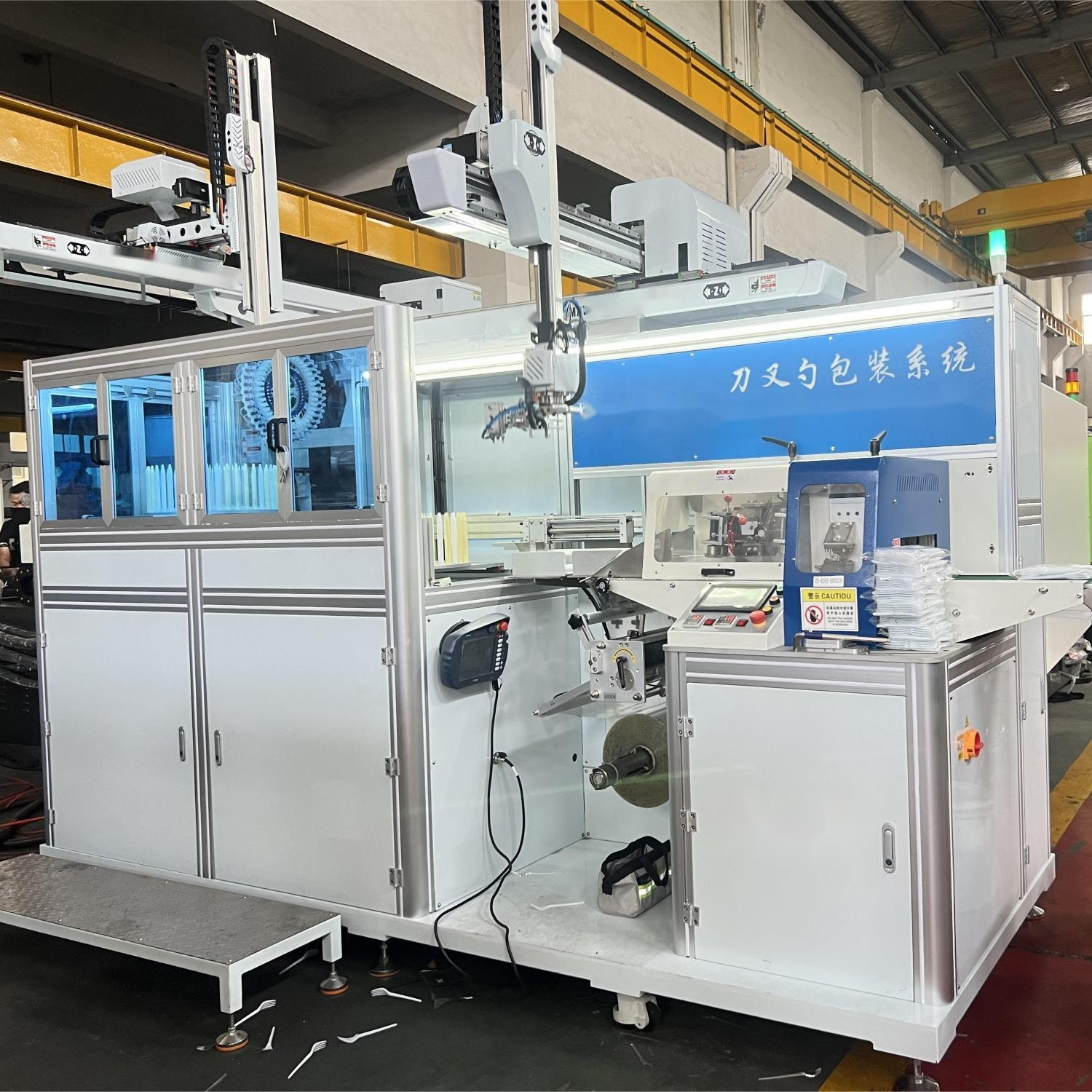 Buy Automatic Disposable Fork Knife Spoon Making Machine Line from Turn ...