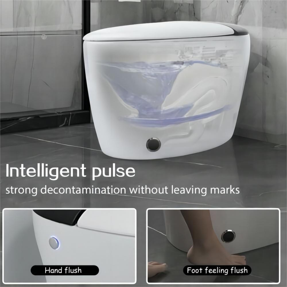 Buy Automatic Smart Toilet Flush Valve 6v Dc Latching Water Solenoid ...