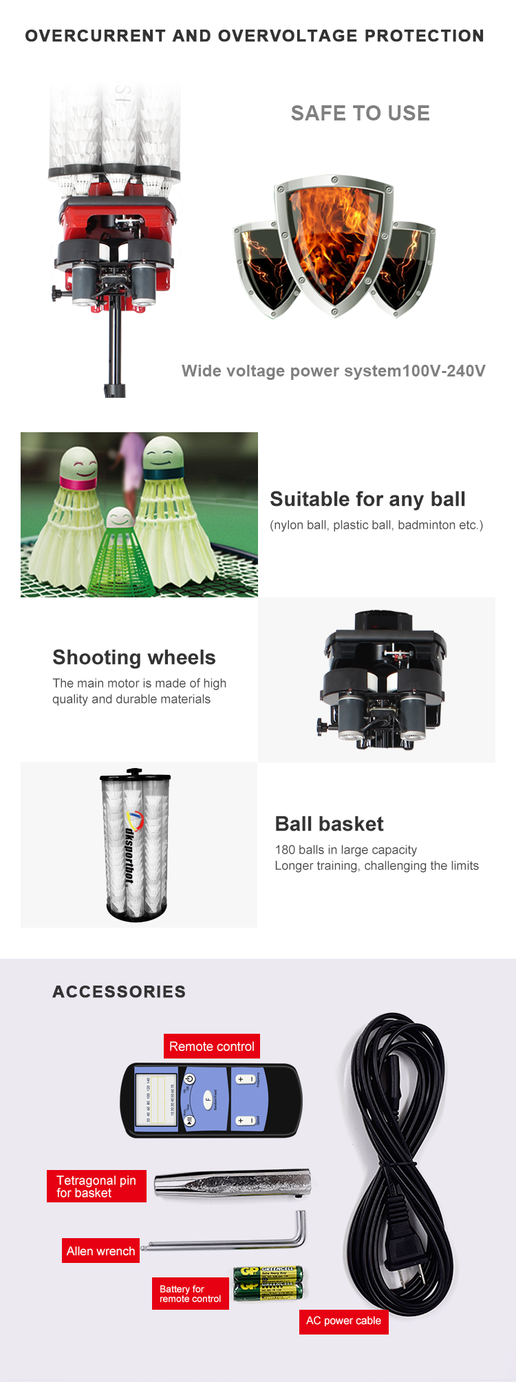 Buy Badminton Shuttlecock Shooting Machine Outdoor Gym Equipment from ...