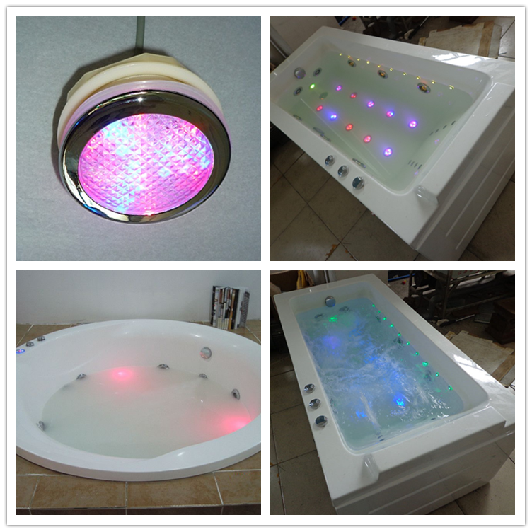Buy Bathtub Water Jet Nozzle Ip68 Rgb Jacuzzi Led Spa Lamp Underwater ...