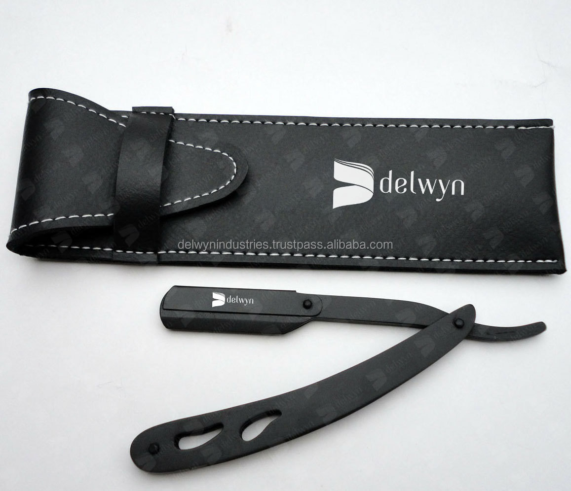 Buy Beard Cutting Folding Knife Shaving Straight Razor Barber Shaving ...