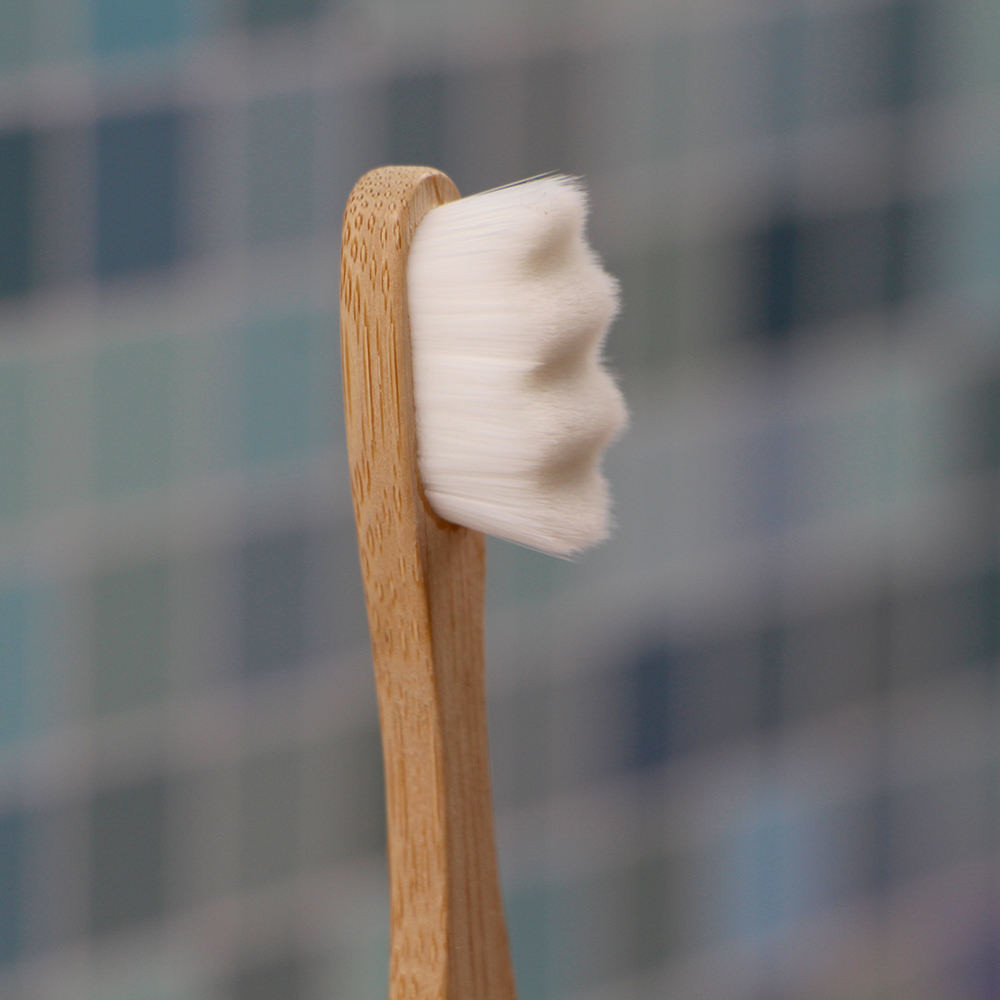 Buy Biodegradable Bamboo Toothbrush With Replaceable Head Charcoal ...