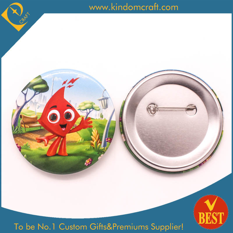 Buy Blood Donation Tin Button Badge In Cute Style from Zhongshan KD ...