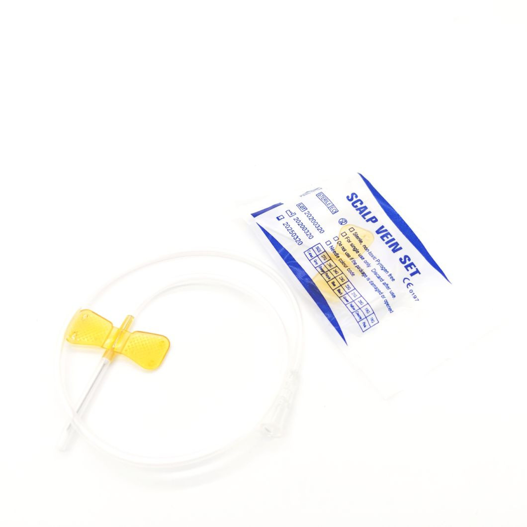 Buy Butterfly Aiguille Scalp Vein Set Butterfly Needle 21g 22g 23g 25g ...
