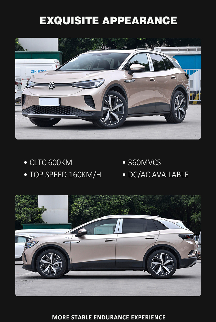 Buy Id4 In China New Energy Vehicle 4wd Electric Car Family Vw Id4 Crozz Suv 360 Panorama Image ...