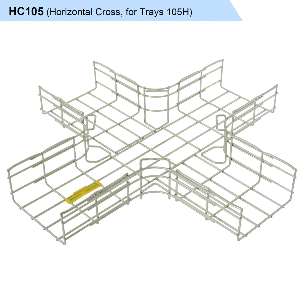Buy Cable Tray Horizontal Cross Inox 304, Wire Mesh Cable Tray 54mm ...