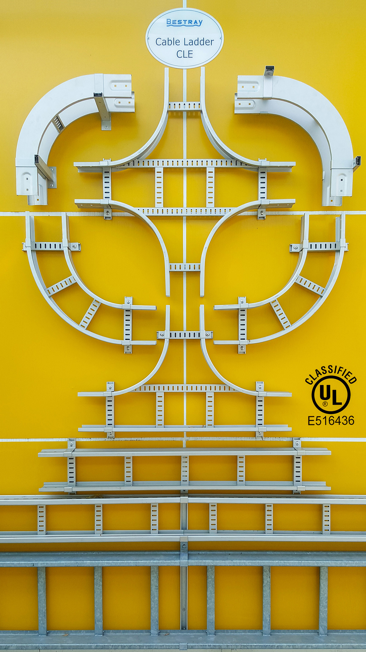 Buy Cable Tray Inox 304 105mm Height 3m Length Wire Mesh Cable Tray ...