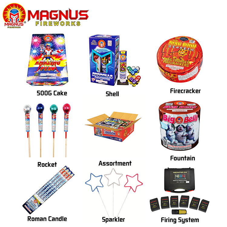 Buy Canister Artillery 36 Shells Single Shot Fireworks Pyrotechnics ...