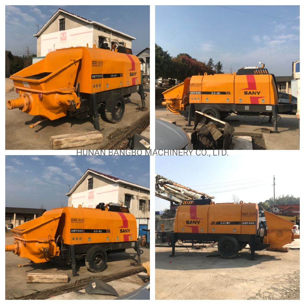 Buy Cement Machine Stationary Concrete Trailer Pump Diesel Mini Cement ...