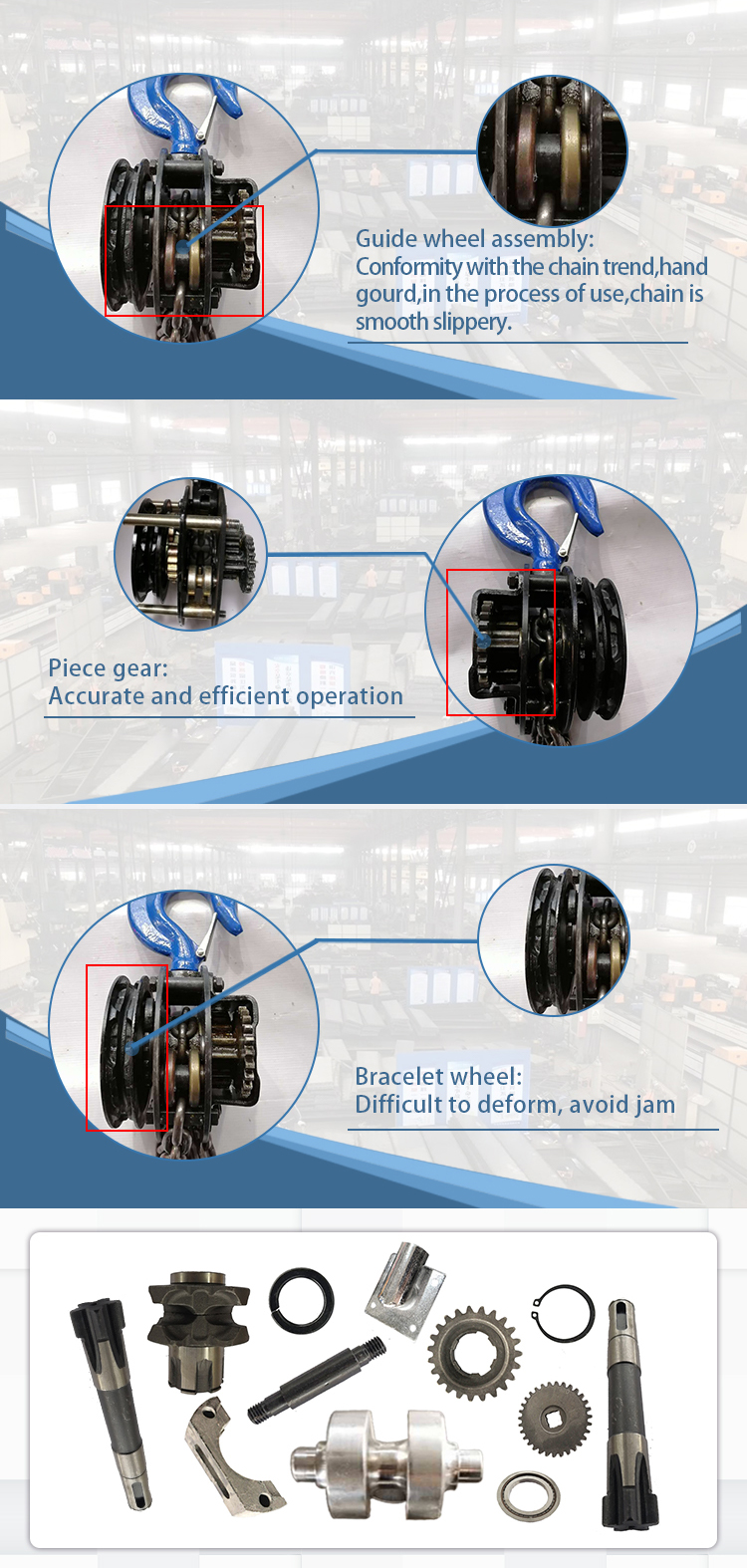 Buy Chain Block Frame 5 Ton Chain Pulley Block Hoist from Dalian Shuhui ...