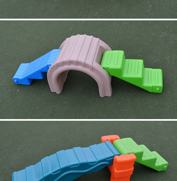 Buy Children Garden Outdoor Big Plastic Balance Bridge from Wenzhou ...