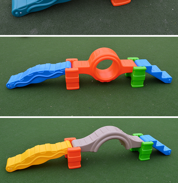 Buy Children Garden Outdoor Big Plastic Balance Bridge from Wenzhou ...