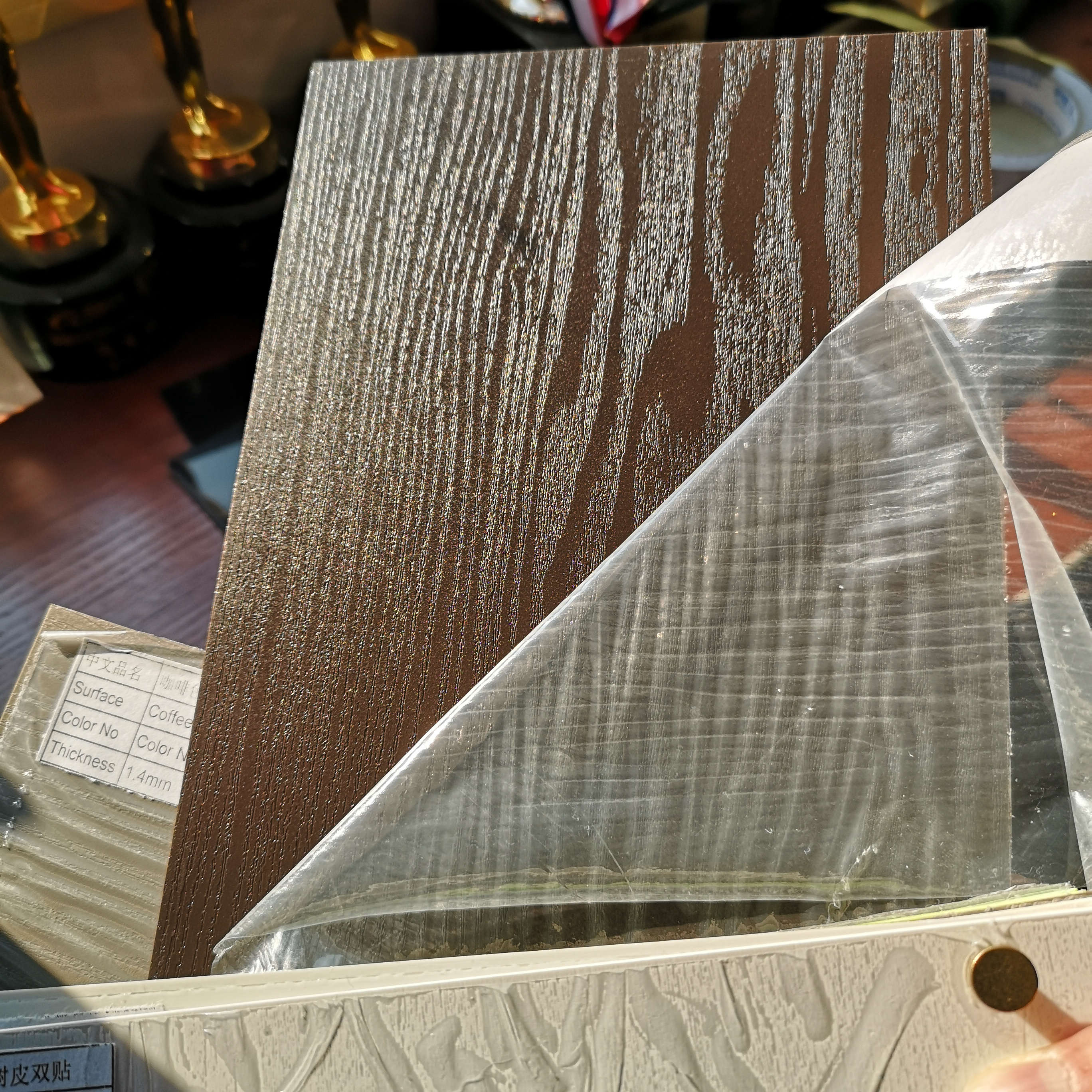 Buy China Decorative Wood Veneer Plastic Pvc Sheet from Suzhou Ocan ...