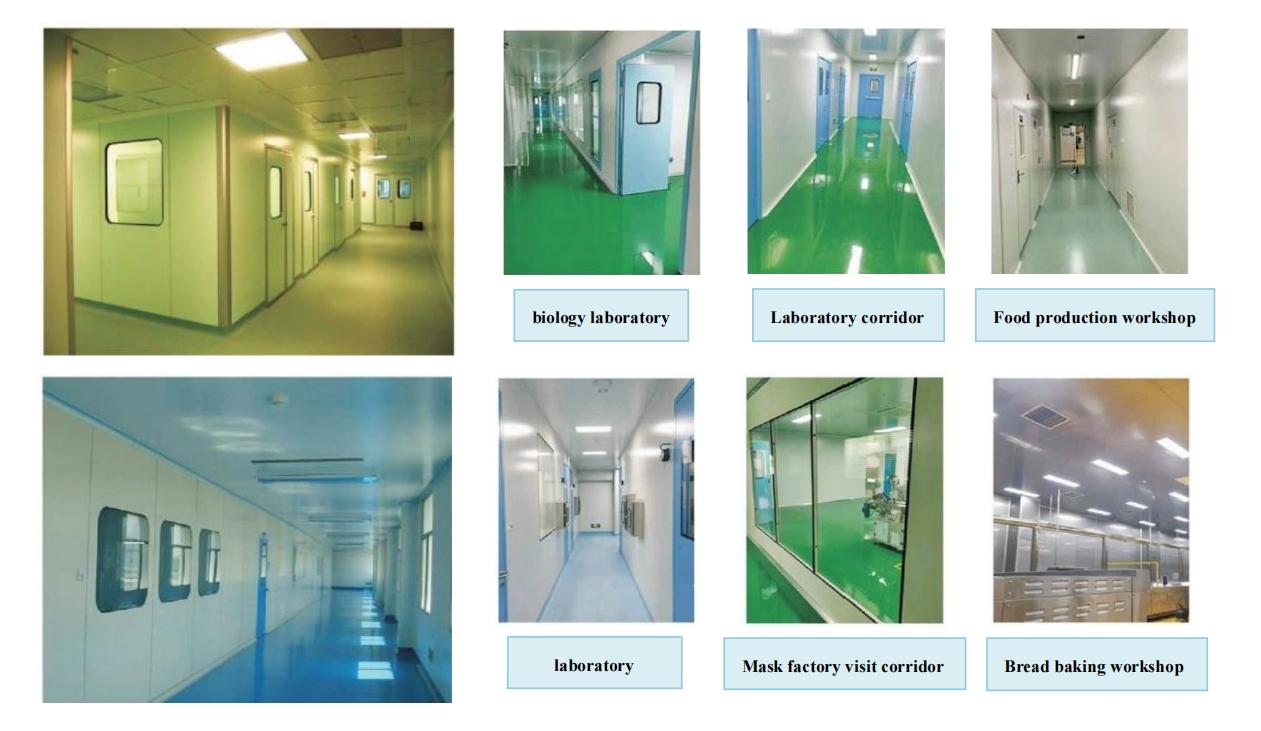 Buy Cleanroom Wall Panels Sandwich Panel 50mm Modular Cleanroom Wall ...