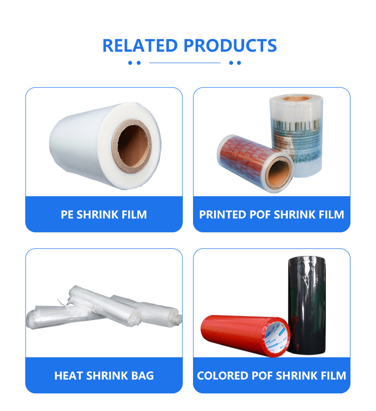 Buy Clear Static Transparent Pof Shrink Film Wrap Hot Shrink Film ...