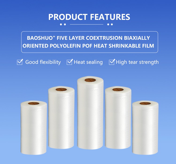 Buy Clear Static Transparent Pof Shrink Film Wrap Hot Shrink Film ...