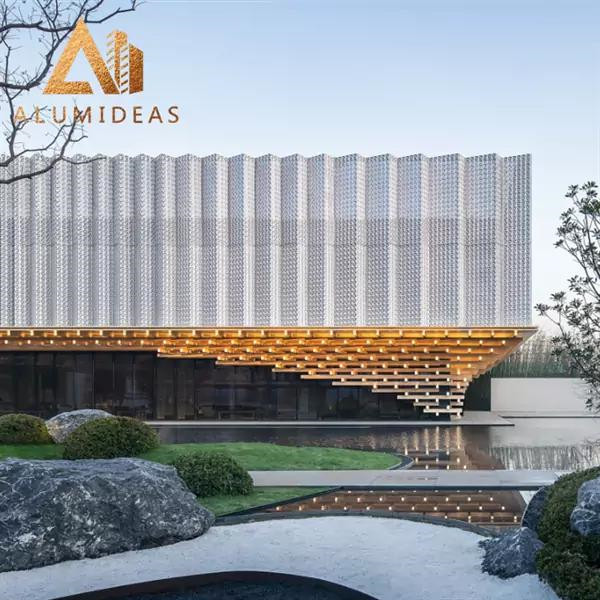 Buy Cnc Laser Cut Aluminium Cladding Panels Morden Design Building ...