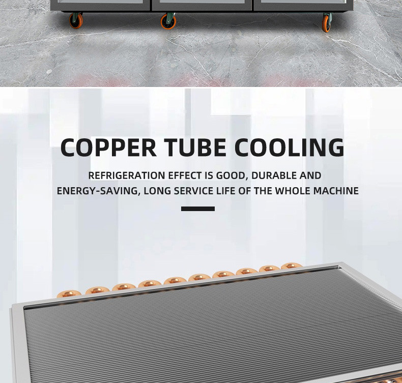 Buy Commercial Buffet Display Fridge Display Cooler Fridge With Glass ...