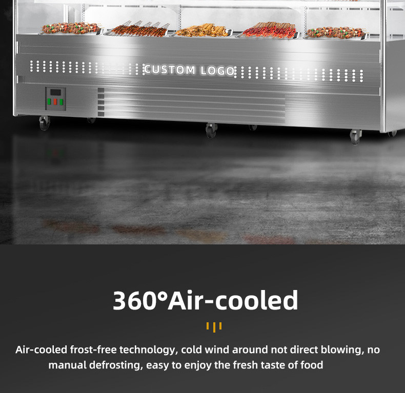 Buy Commercial Display Counter Fridge Frost Free Display Fridge Serve ...