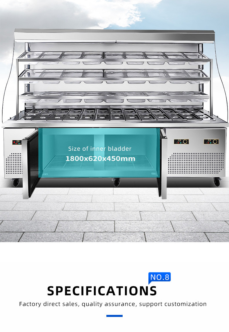 Buy Commercial Display Fridge Counter Top Display Fridge Freezer Deli ...