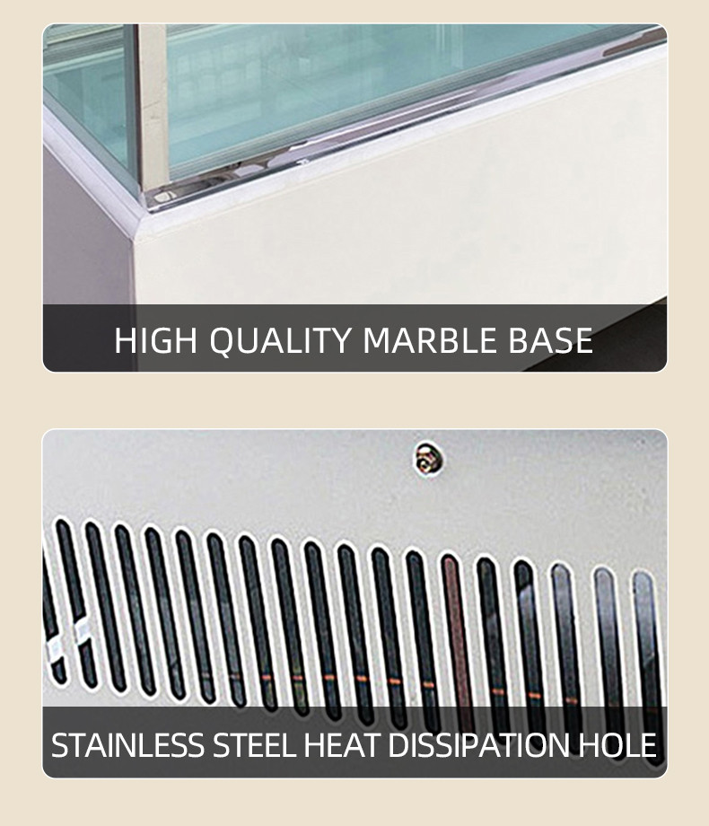 Buy Commercial Display Fridge Counter Top Serve Over Counter Display ...