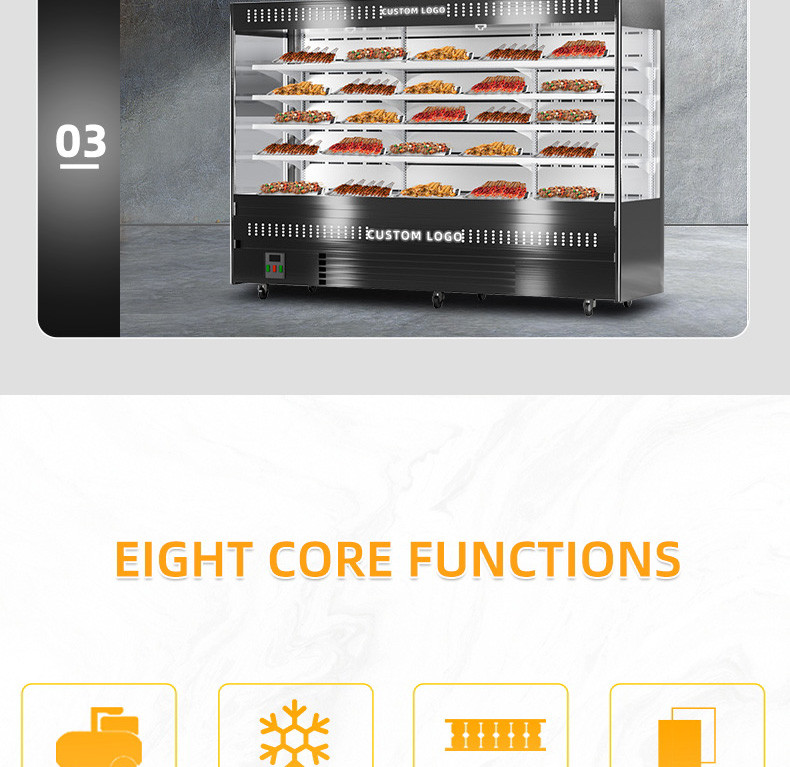 Buy Commercial Display Fridge Refrigerator Custom Display Fridge Meat ...