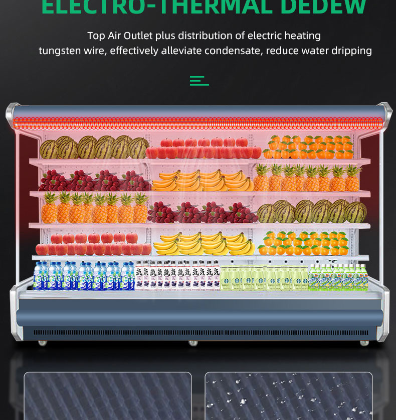 Buy Commercial Open Display Fridge Refrigeration Equipment Shop Display ...