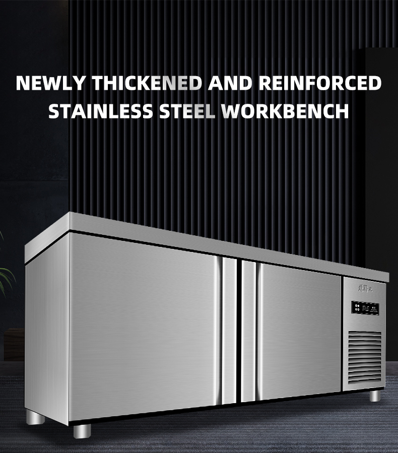 Buy Commercial Stainless Steel Kitchen Workbench Chiller Refrigerator ...