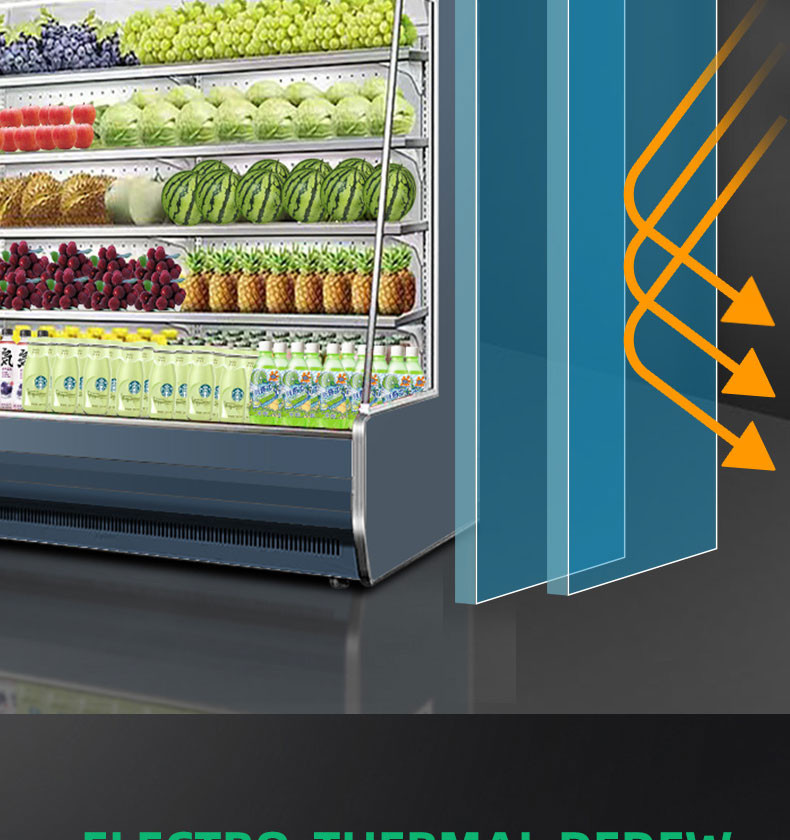 Buy Commercial Supermarket Display Fridge Counter Top Display Fridge ...