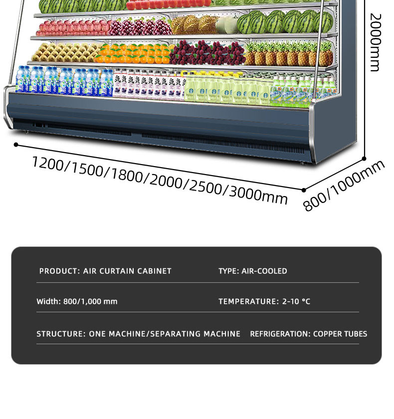 Buy Commercial Supermarket Display Fridge Counter Top Display Fridge ...