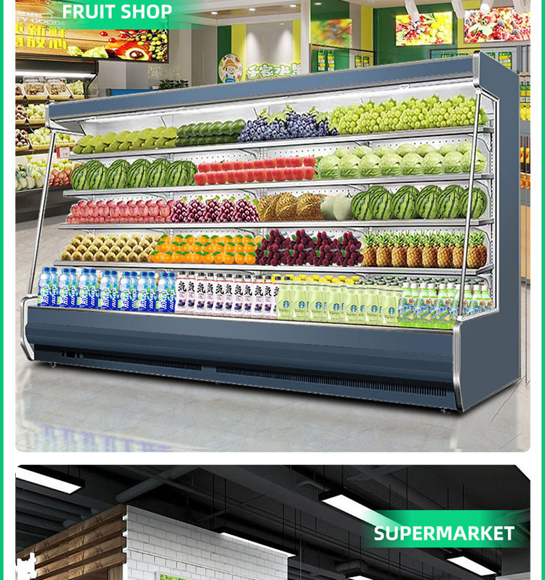Buy Commercial Supermarket Open Display Fridge Refrigeration Equipment ...