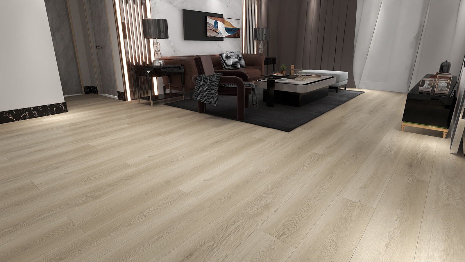 Buy Commercial Vinyl Plank Flooring Lock Pvc Plastic Spc Floor For ...