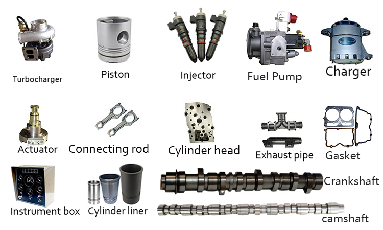 Buy Construction Machinery Engine Spare Parts Genuine Oil Water ...