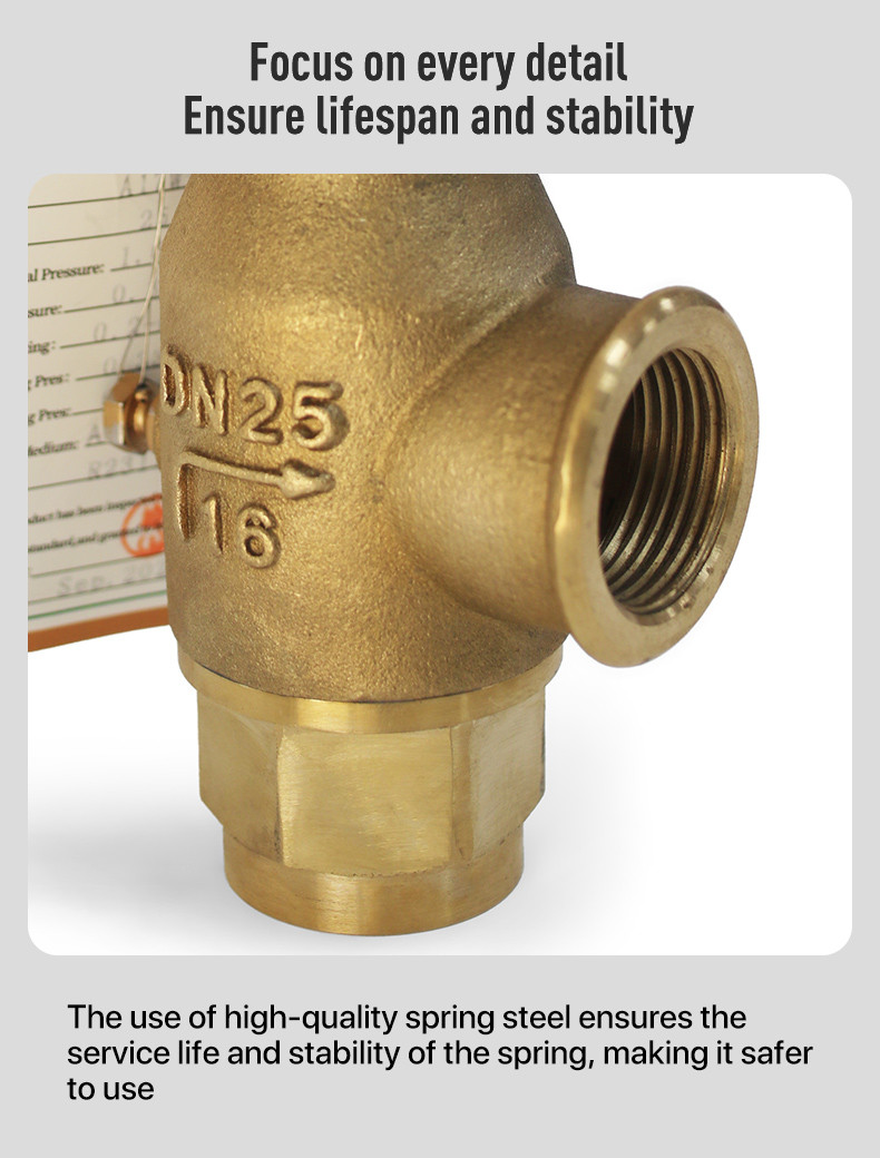 Buy Conventional Type Full Nozzle Pressure Safety Relief Valve Brass ...