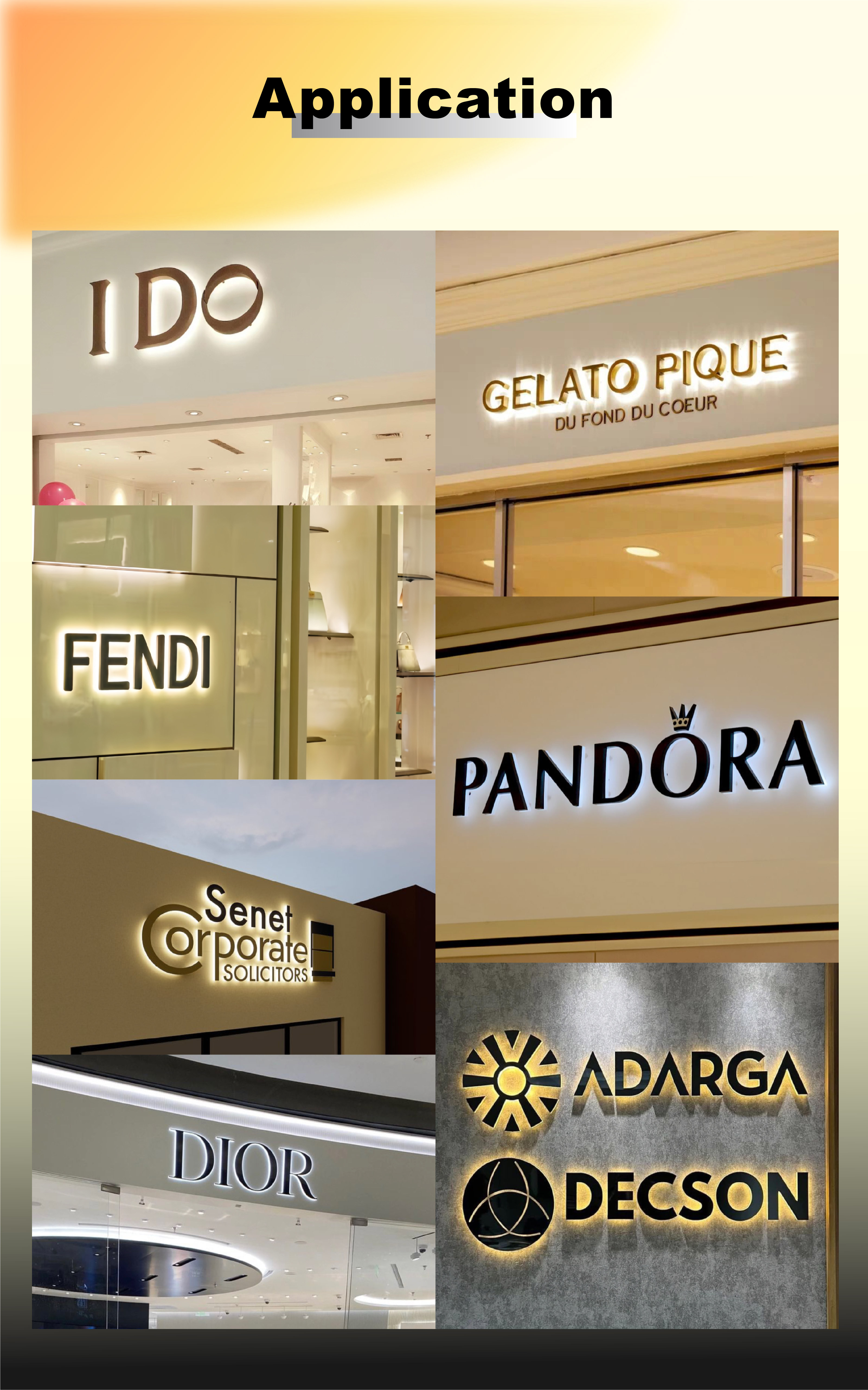 Buy Custom 3d Gold Letter Signage Led Letter Sign Stainless Steel Sign ...