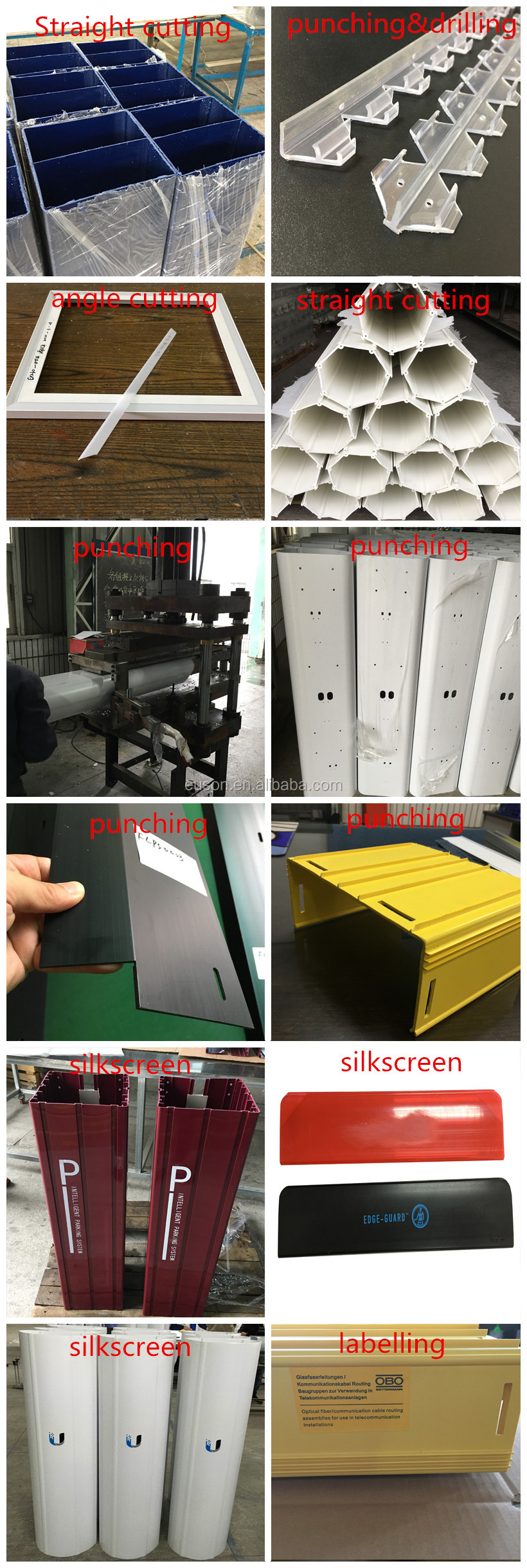 Buy Custom Big Upvc Plastic Extrusion Profile With Pvc Asa Hdpe ...