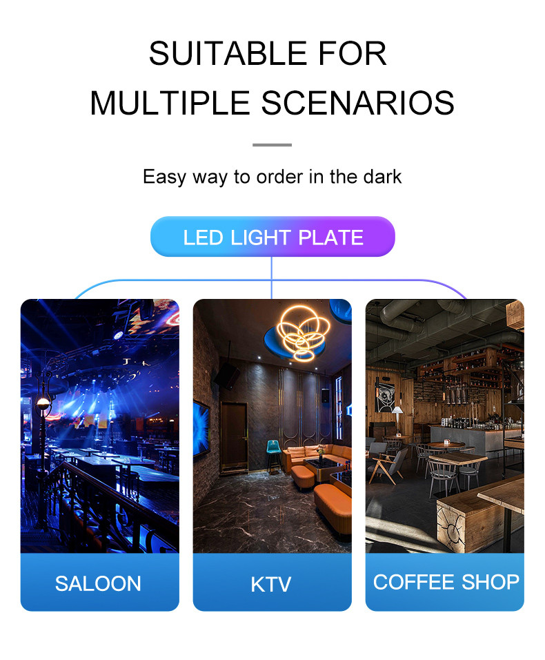 Buy Custom Colors Restaurant Menu Board 3 Panel 3 Light View Led Menu ...