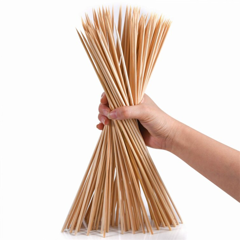 Buy Custom Size Rotativ Short Long Barbecue Grill Skewer Sticks Round ...