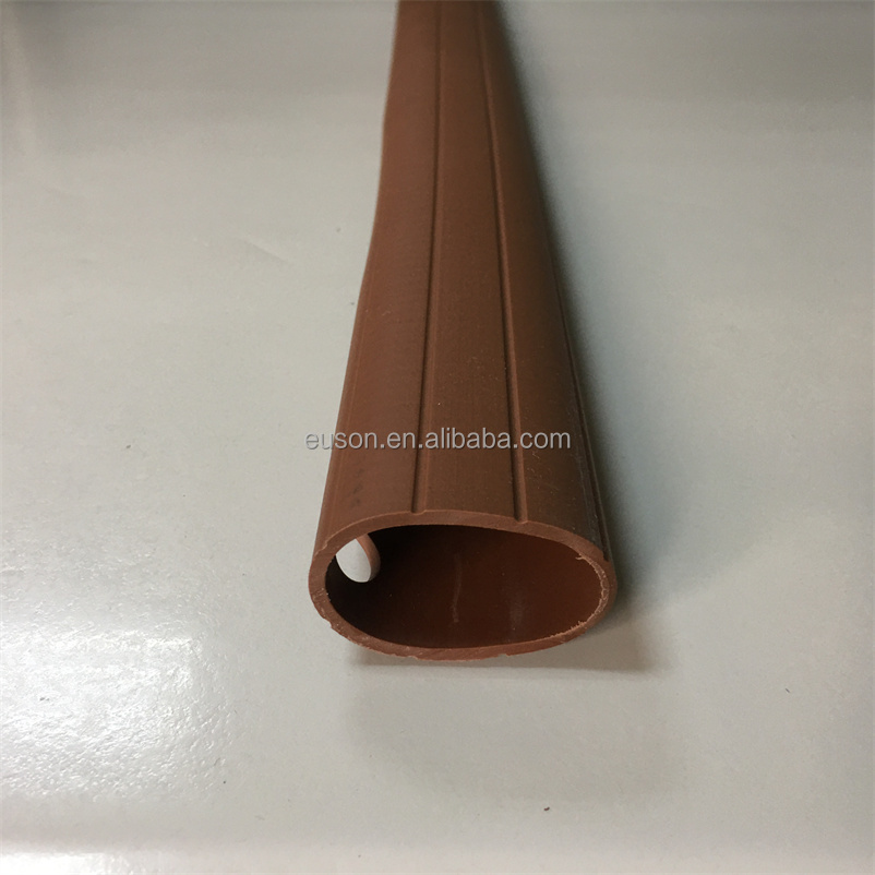 Buy Custom Soft Pvc Plastic Extrusion Profile Tube With In Brown With ...