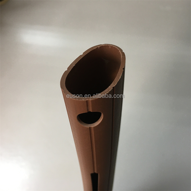 Buy Custom Soft Pvc Plastic Extrusion Profile Tube With In Brown With ...